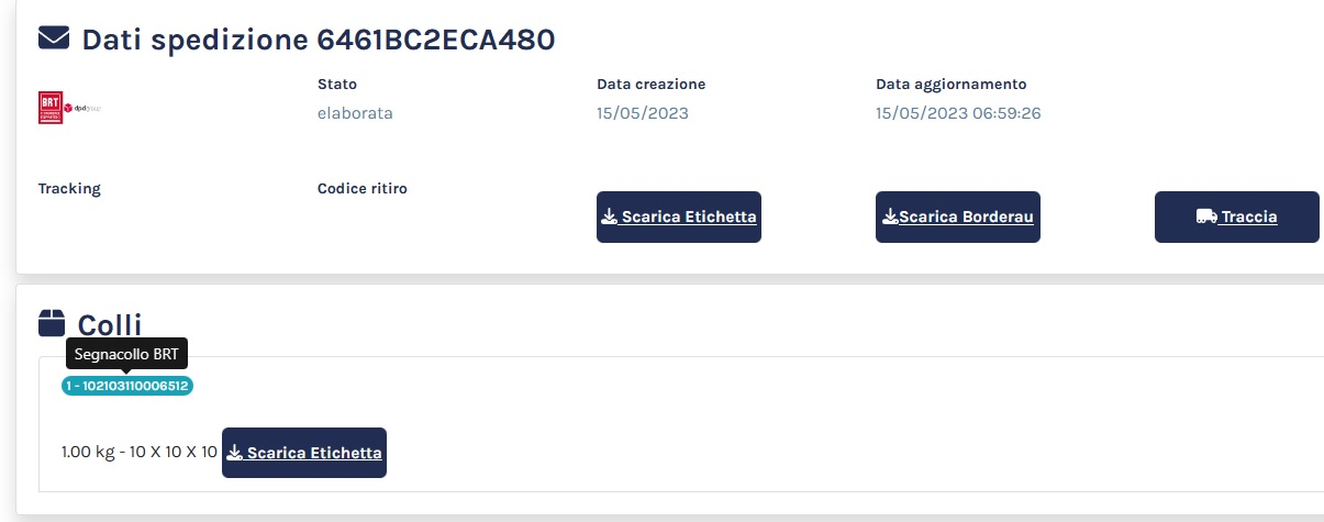 Quando e come si può visualizzare il tracking di BRT? – SpediamoPRO