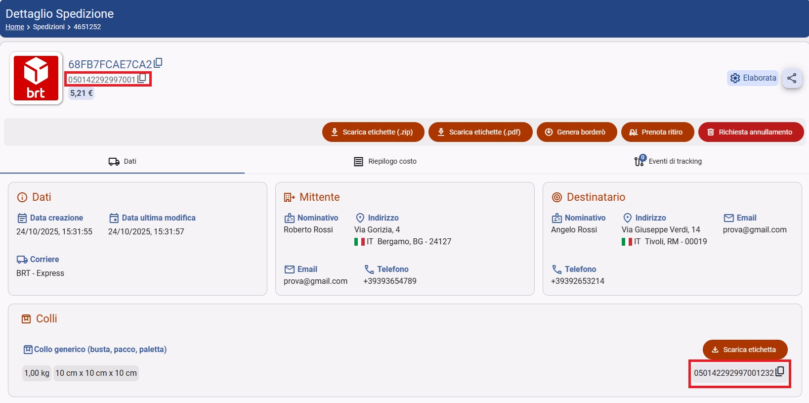 Quando e come si può visualizzare il tracking di BRT? – SpediamoPRO
