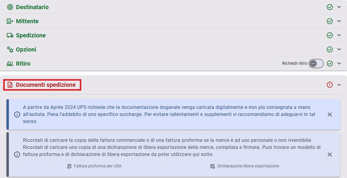 Come si caricano i documenti doganali per le spedizioni ExtraCee con ...