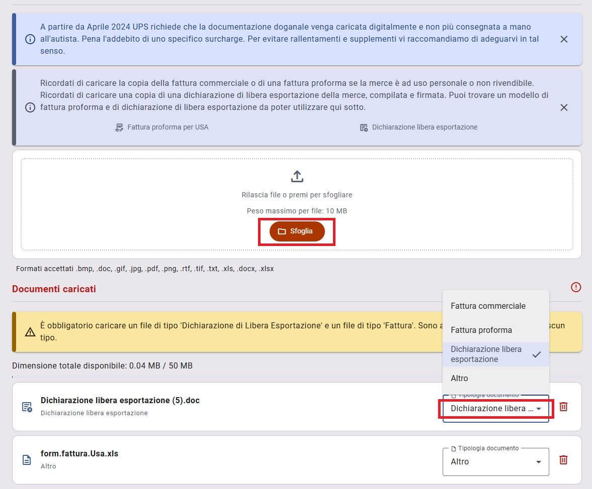 Come si caricano i documenti doganali per le spedizioni ExtraCee con ...